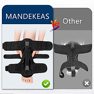 BRYER Plantar Fasciitis Night Splint, adjustable for both men and women Plantar Fasciitis Relief Night Splint, relief brace for Plantar Fasciitis, Achilles Tendonitis and Droopy Feet (Purple)