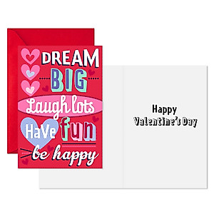 Hallmark Valentines Day Cards for Kids Classroom Assortment, Be Happy (8 Valentine's Day Cards with Envelopes)