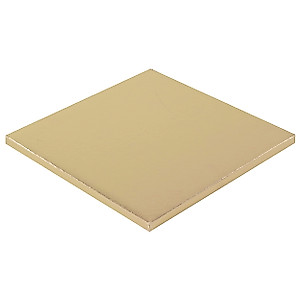 Spec101 Cake Board 10 Inch 6pk Gold Cake Drum Floral Bulk Cake Drums Special Occasion Square Wrapped Edged Cake Base