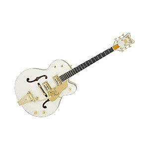 Gretsch G6136T-59 Vintage Select Edition '59 Falcon Hollow Body with Bigsby 6-String Right-Handed Electric Guitar (White Lacquer)