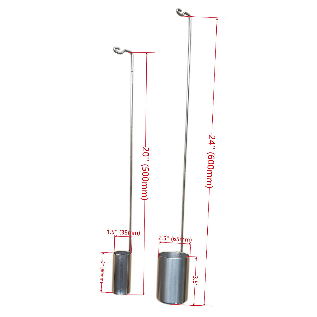 Dipper for Liquid Nitrogen Storage Vessel Liquid Nitrogen Dipper, Liquid Nitrogen Tank (Ø38ｍｍ-L500ｍｍ)