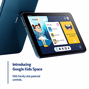 Nokia T10 | Android 12 | 8-Inch Screen | Tablet | US Version | 4/64GB | 8MP Camera | Ocean Blue