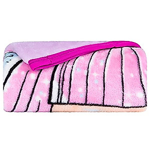 Franco Kids Bedding Super Soft Plush Decorative Pillow and Throw Set, 40 in x 50 in, LOL Surprise