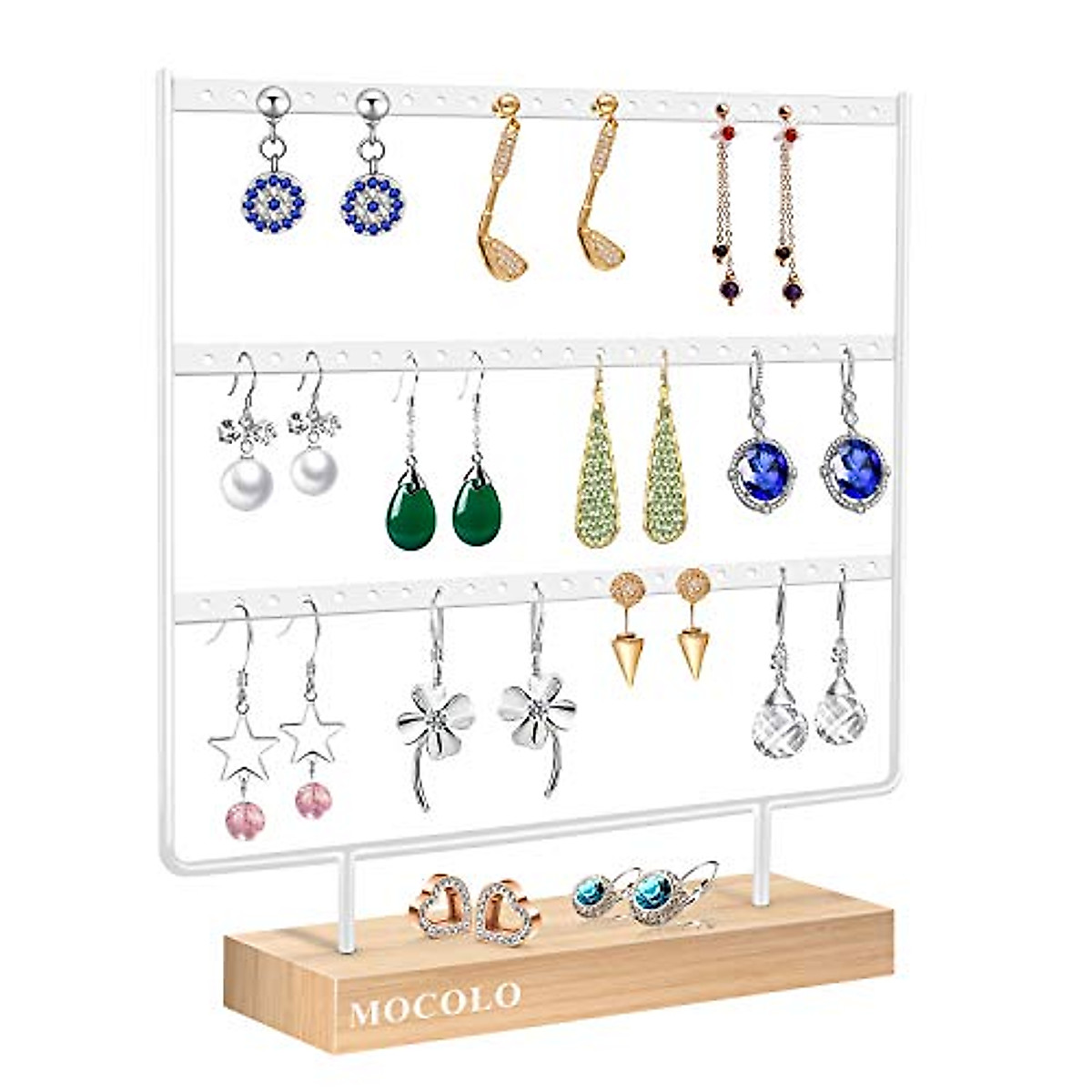 Earring Organizer Stand, Earring Display Stand, Earring Holder for Hanging Earrings