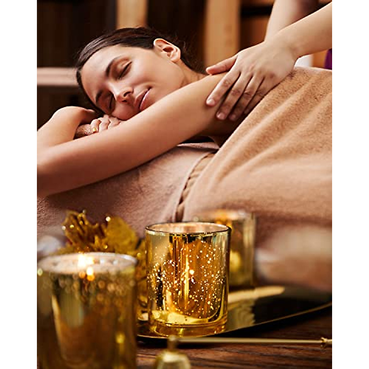 Candles for Lavender Home Scented: Premium Jar Candles Aromatherapy Lavender Eucalyptus, Scented Candles for Women to Relieve Stress, Soy Candles AS Gifts All Natural (6 oz 36 Hour Burn)