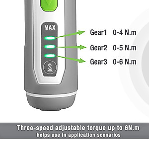 WORKPRO 4V Electric Screwdriver, Rechargeable Cordless Screwdriver Set with 35 Bits, Extension Rod, USB Charging Cable in Carrying Case, LED Light, Black Gray