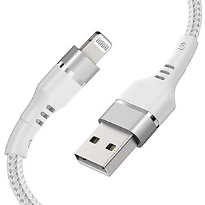 Syncwire iPhone Charger Cable-[6.6ft/2m,Upgraded C89 MFi Certified] Premium Nylon Fast Charging iPhone Cable, Apple Charger Lead for iPone 13/13 Pro/13 Pro Max/12/12 Pro/11/11 Pro/XS/XR/8, iPad