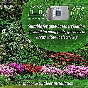 Galcon 8054S AC-4S Watering Timer Propagation & Irrigation Smart sprinkler Controller for Indoor & Outdoor with Daily / Cyclic Programming, Home or Gardens, Misting Seeds, Nurseries and Greenhouses