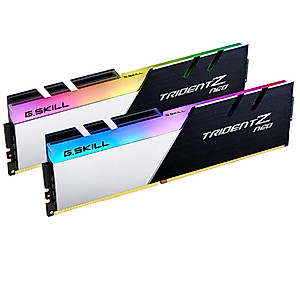 G.SKILL Trident Z Neo Series (Intel XMP) DDR4 RAM 32GB (2x16GB) 3600MT/s CL18-22-22-42 1.35V Desktop Computer Memory UDIMM (F4-3600C18D-32GTZN)