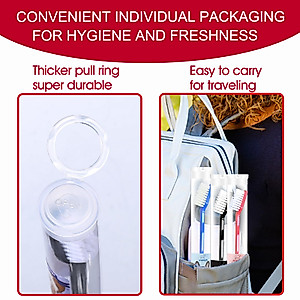 Ninieleph VibrantPet Toothbrush Set - 8-Pack with Dual-Head Design, Transparent Tube Packaging for Convenient Storage and Travel | Enhance Pet Dental Care