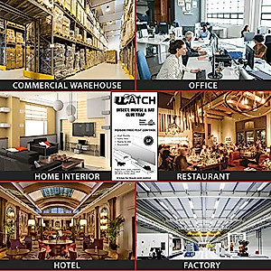 UCatch 6 Pack of Ultra-Sticky Insect, Mouse, Rat, Glue Board Pest Trap - Foldable Pest Jail, Nontoxic, Peanut Butter Scented - Foolproof and Handy with Super-Stick Formula