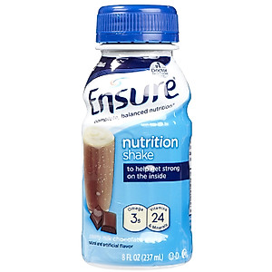Ensure Creamy Milk Chocolate Shake, 6-8-Ounce Bottles