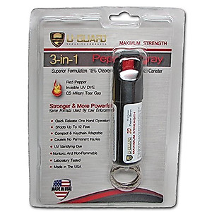 Mini Stun Gun Pocket Pepper Spray Non Lethal Self Defense Weapons. Kit Has (1) Rechargeable Stun Gun LED Light & (1) .5 oz Pepper Spray. Compact Mini Stun Gun Stun Gun Color (Black)