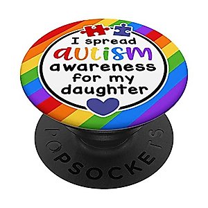Autism Pop Socket - Autism Popsocket Awareness for Daughter PopSockets PopGrip: Swappable Grip for Phones & Tablets