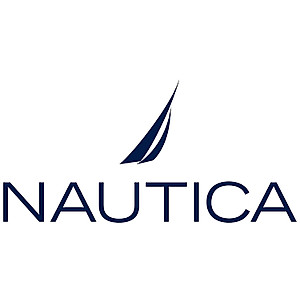 Nautica Men's Low Cut Socks - 8 Pack Comfort Cushioned Athletic Ankle Socks for Men - Casual Men's Sports Socks, Size 6-12.5, White Stripe