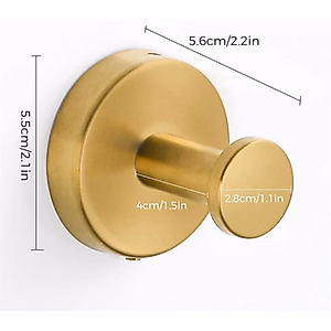 Avlpjno Luxe Grip Hook for Shower, Luxegrip Shower Hook, Luxe Hold No Drill Hooks, Adhesive Suction, Cup Hooks for Shower 304 Stainless Steel, Mirror for Hanging up to 15 lbs–Waterproof (A-4PCS)