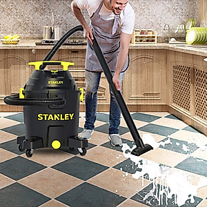 Stanley SL18701P-10A Wet/Dry Vacuum,10 Gallon Shop Vacuum, 6.0 Peak HP Wet/Dry Vac with Blower Function, 1-7/8" Hose, Black