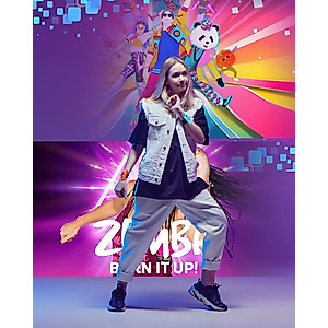 RTTACRTT Wrist Bands for Just Dance 2024 2023 2022 2021 Switch and for Zumba Burn It Up, Adjustable Elastic Dance Soft Straps for Switch & Switch OLED Joy Con Controller, 2 Pack for Adults and Kids