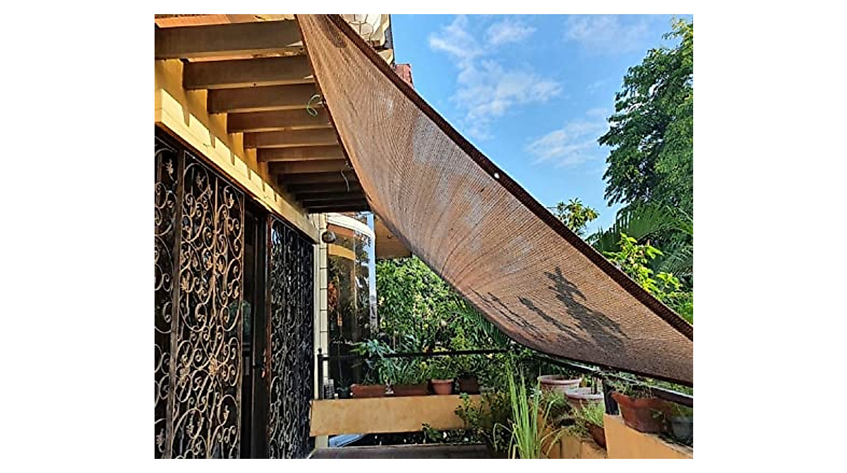 Outdoor Shade Sail 6'6"x9'9" - UV & Privacy Sunshade for Patio & Garden
