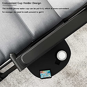 ABaippj Zero Gravity Lawn Chair Anti Gravity Lounge Chair Adjustable Recliner w/Pillow & Cup Holder Outdoor Camp Chair for Poolside Backyard Beach, Support 440lbs