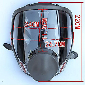 No/Brand 15in1 Full Face Respirator Reusable,Full Face Wide Field of View,Widely Used in Organic Gas,Paint spary, Chemical,Woodworking(for 6800 Respirator)