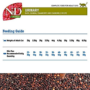Farmina N&D Functional Quinoa Urinary Duck Cranberry and Chamomille Dry Cat Food 3.3 Pounds