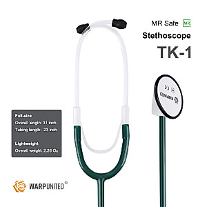 TK-1 Professional MR Safe Stethoscope Dual-Frequency Avocado Green