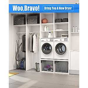 Dryer Blower Wheel Fan Replace DC67-00180B Fit for Samsung Dryer DV419AEWXAA0002 DV231AEWXAA0001 DV330AGW/XAA DV419AEUXAA0000 DV5471AEP/XAA-01 Replace DC67-00180A, 2310018, AP5324177