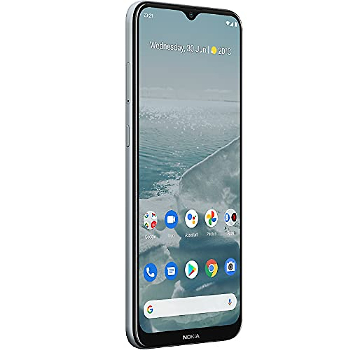 Nokia G20 | Android 11 | Unlocked Smartphone | 3-Day Battery | 4/128GB | 6.52-Inch Screen | 48MP Quad Camera | Glacier