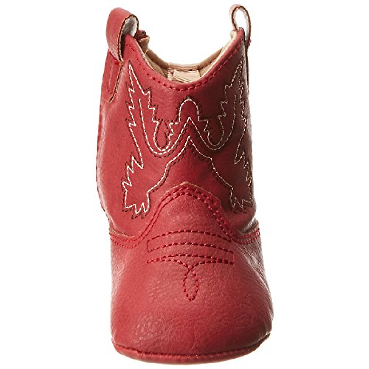 Baby Deer Baby Girls Infant Soft Sole Western Boot, Red, 0