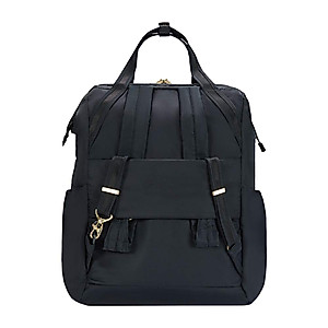 PacSafe Women's Citysafe CX 17L Anti Theft Backpack-Fits 16 inch Laptop, Black, One Size