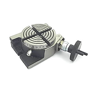 4" Inch (100 mm) Rotary Table 4 Slot for Milling Machine with M6 clamp kit