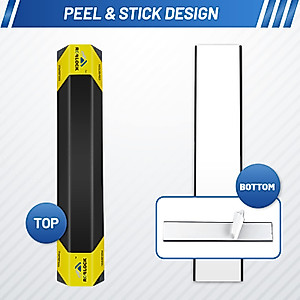 ROBLOCK 18'' Heavy Duty Car Stoppers for Garage, Parking Aid Gadgets Protects Car and Garage Walls, Parking Stopper Easy to Install, 2 PCS