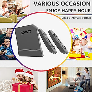 Great Boy 32 Bit TV Video Game Center for Kids with Build in 30 Somatic Games and 30 Wireless Controller Puzzle Casual Games Toy Birthday for Boys Girls (TV Games)