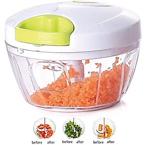 Vinipiak Manual Food Chopper for Vegetable Fruits Nuts Onions Chopper Hand Pull Mincer Blender Mixer Food Processor
