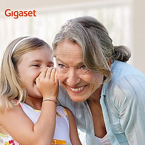 Gigaset E295H - Additional Handset for Cordless Big Button Phone - Made in Germany - Big 2" Display high Contrast - Extra Large Keys, Easy Usability - Caller-Block - 100 Contacts Phonebook, Black