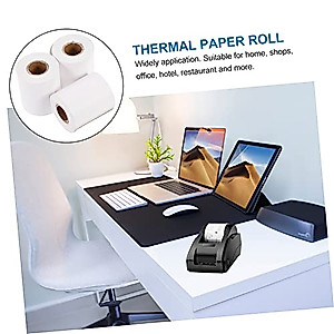 PLAFOPE 5 Rolls Rolls Glasses optometry paper lables tabs pos receipt paper thermal shipping labels thermal labels thermal view paper print paper thermal paper computer white tester
