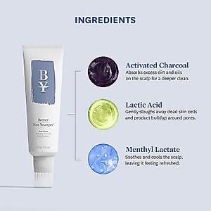 Better Not Younger New Dawn Activated Charcoal Scalp Cleanser, 5 Fl Oz