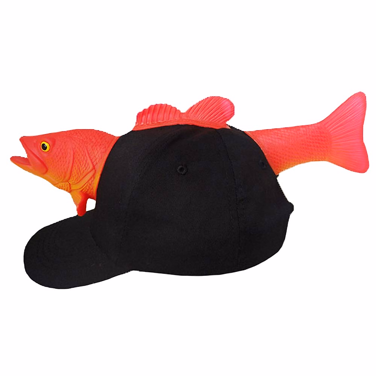 Boys Black Caps Children's Sun Protection Casual Red Fish Baseball Caps/Hat, Kids (S)
