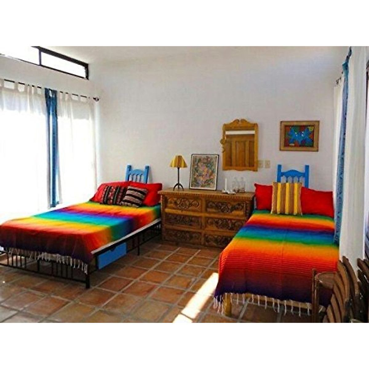 Six Sarape XL Meditation Blanket Wholesale Serape (6) Mexico Throw Yoga Mat Accessory Mexican000203