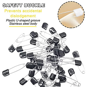 YOSAWA 50Pcs 2.2" Plastic Head Safety Nappy Pins