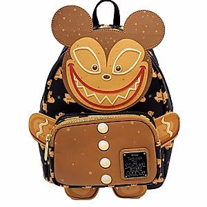 Loungefly x Disney Nightmare Before Christmas Gingerbread Scarry Teddy Mini Backpack