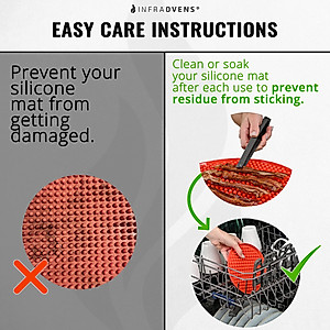 Air Fryer Silicone Liner Set of 3 Compatible with Ninja AF101 4qt, Ninja AF Max XL 5.5qt + More, Air Fryer Accessories Parchment Paper Sheet Replacement Reusable Mats 8.4 inch Round