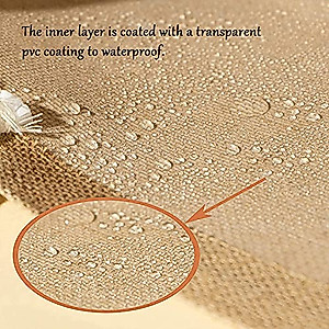 Barcrafters Jute Stair Basket with Cotton Handles, Stairs Organizer and Wooden Stair Step Storage Organizer Eco-Friendly Linen Foldable Basket for Home, Laundry, Shoes, Socks, Blankets, Toys Brown