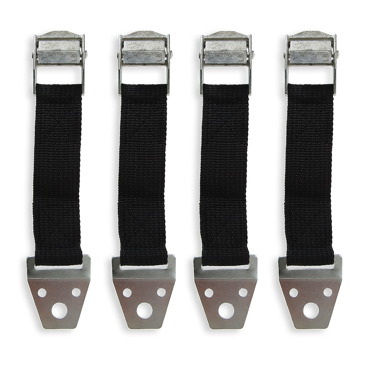 Metal Anti Tip Furniture Kit, 4 Pack Silver Furniture Anchors for Baby Proofing, TV Safety Straps For Flat Screens, Earthquake Straps, Heavy Straps For TV, Child Proof Childproof Television Antitip