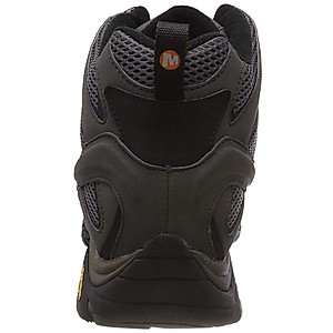 Merrell Men's Moab 2 MID GTX High Rise Hiking Boots, Black/Black, 10