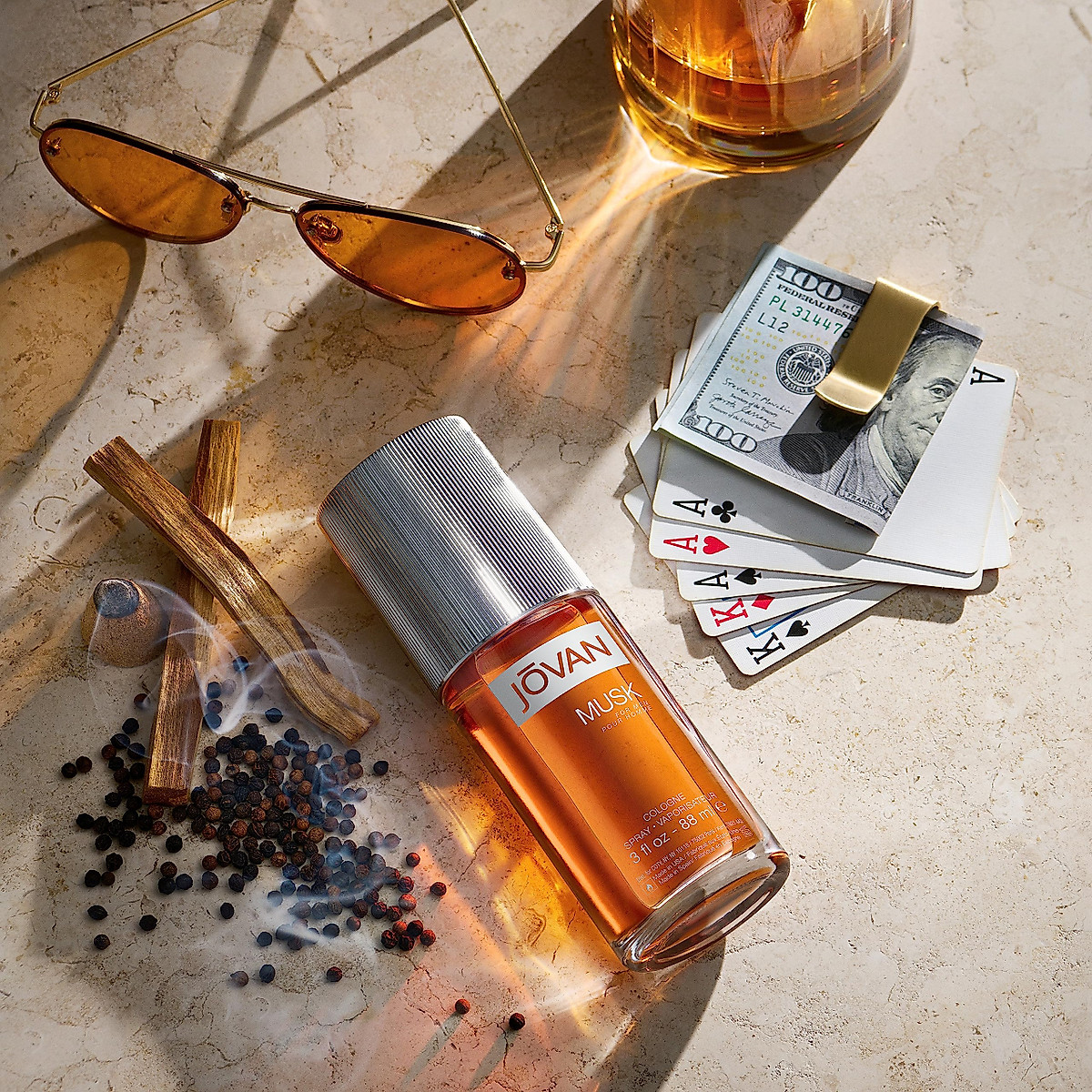 Jovan Musk for Men Aftershave 8 fl oz (Pack of 1), Notes of Carnation, Lavender, and Amber, Men's Fragrance, Long Lasting, Everyday Fragrance