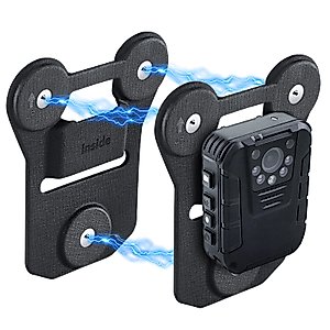 YIJIAOYUN Body Camera Magnetic Mount, Universal Strong Suction Magnet Mount Holder, Stick to Clothes for All Brand Body Cams with Wearable Clips