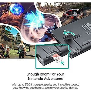 Silicon Power 256GB Micro SD Card U3 Nintendo-Switch Compatible, SDXC microsdxc High Speed MicroSD Memory Card with Adapter
