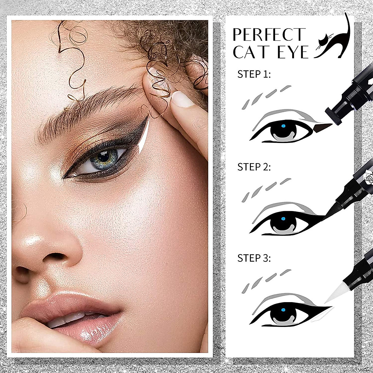 SHARLOVY eye pen 2 PACK black and white